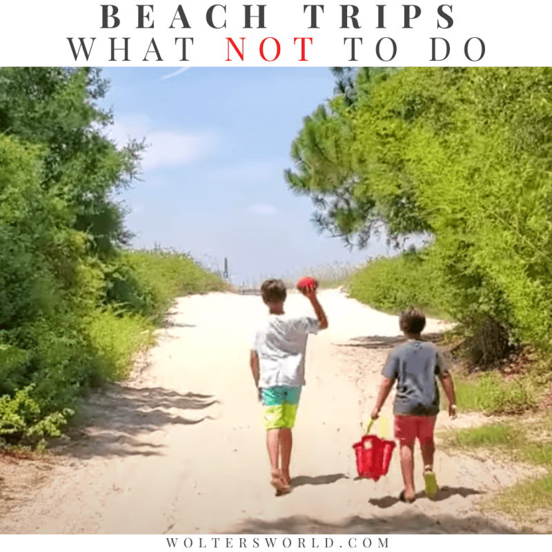 What NOT to Do on a Beach Trip – Wolters World